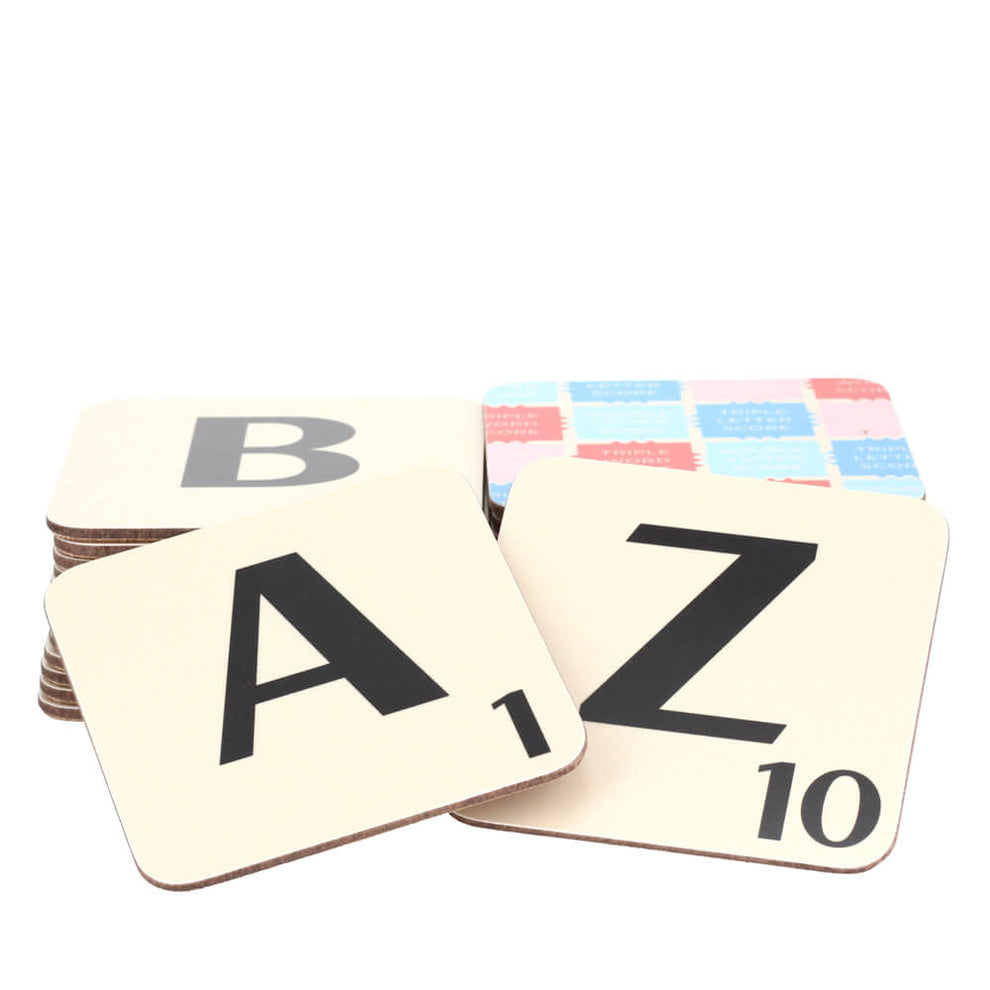Scrabble Letter Tiles A to Z Coasters – Joyce & Joan