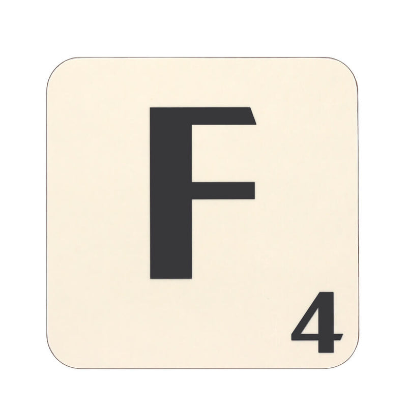 Official Scrabble Letter Tiles A to Z Melamine Cork Coasters UK Made ...