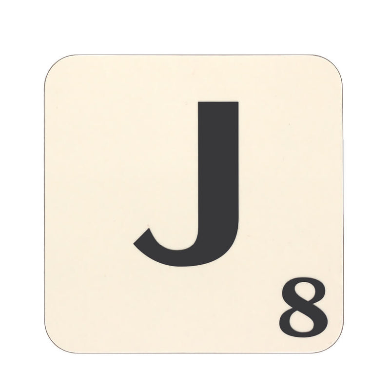 Official Scrabble Letter Tiles A to Z Melamine Cork Coasters UK Made ...